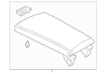 Genuine BMW Console Armrest - 51169870470 - Modded Euros
