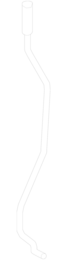 Genuine BMW Door Lock Operating Rod - 51217339466 - Modded Euros