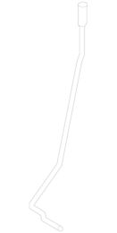 Genuine BMW Door Lock Operating Rod - 51227324238 - Modded Euros