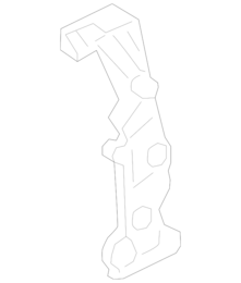 Genuine BMW Hood Release Handle Bracket - 51237343390 - Modded Euros