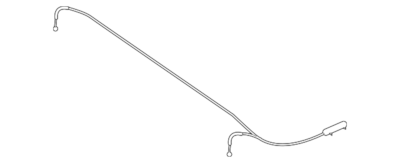 Genuine BMW Hood Release Cable - 51237418204 - Modded Euros