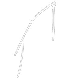 Genuine BMW Window Channel - 51337428672 - Modded Euros