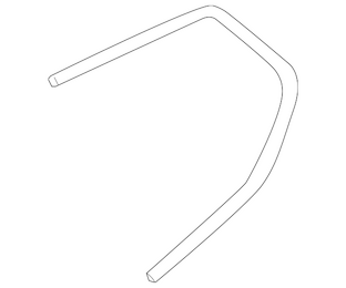 Genuine BMW Quarter Panel Reveal Molding - 51377444125 - Modded Euros