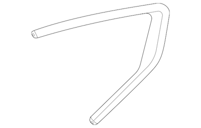 Genuine BMW Quarter Panel Reveal Molding - 51377446221 - Modded Euros