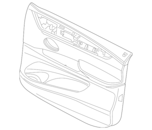 Genuine BMW Door Interior Trim Panel - 51418068315 - Modded Euros