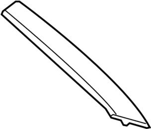 Genuine BMW Body A-Pillar Trim Panel - 51438096436 - Modded Euros