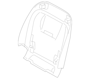 Genuine BMW Seat Back Panel - 52107410118 - Modded Euros