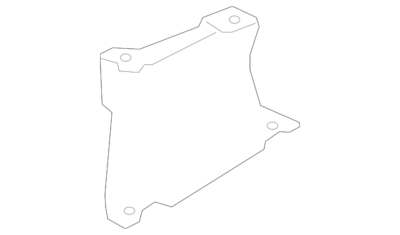 Genuine BMW Floor Pan Heat Shield - 51487394751 - Modded Euros