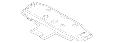 Genuine BMW Floor Pan Heat Shield - 51489464545 - Modded Euros