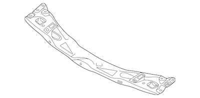 Genuine BMW Radiator Support Tie Bar - 51647459878 - Modded Euros