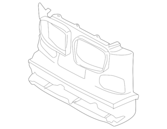 Genuine BMW Radiator Support Air Duct - 51712498939 - Modded Euros