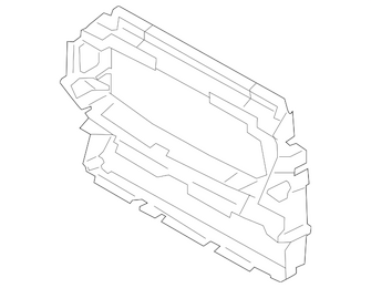 Genuine BMW Radiator Support Air Duct - 51745A32054 - Modded Euros