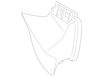 Genuine BMW Radiator Support Air Duct - 51748073526 - Modded Euros