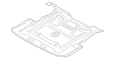 Genuine BMW Radiator Support Splash Shield - 51757185112 - Modded Euros