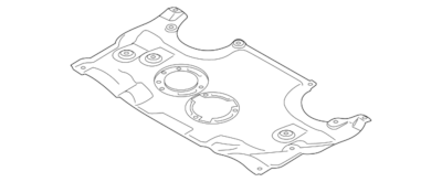 Genuine BMW Radiator Support Splash Shield - 51757340171 - Modded Euros