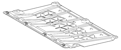 Genuine BMW Radiator Support Splash Shield - 51757441884 - Modded Euros