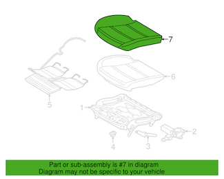 Genuine BMW Seat Cover - 52107230654 - Modded Euros
