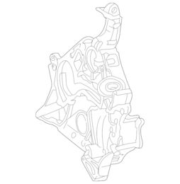 Genuine Mercedes Engine Timing Cover - 1120100633 - Modded Euros