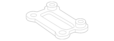 Genuine Mercedes Exhaust Bracket - 2024920718 - Modded Euros