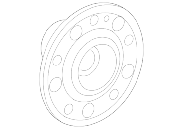 Genuine Mercedes Wheel Hub - 2223570008 - Modded Euros