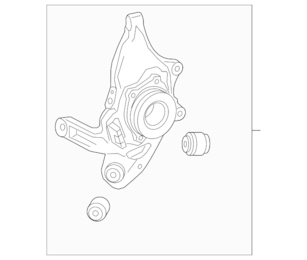 Genuine Mercedes Suspension Knuckle - 2313504600 - Modded Euros