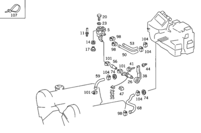 Genuine Mercedes Fender Liner Nut - 6739880025 - Modded Euros