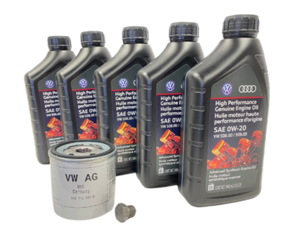 Geniune Volkswagen Oil Change Kit - 1.4T (2019+ Golf, Sportwagen, Jetta ...