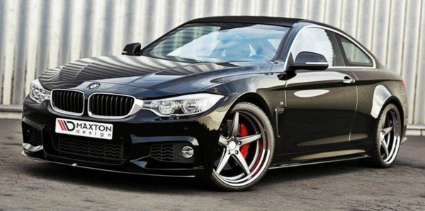 Maxton Design V.2 GTS-Look Front Splitter - Carbon Look (BMW F32 4 ...